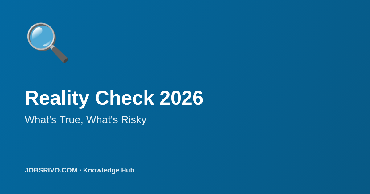 International Jobs 2026: Reality Check, Scam Red Flags & Safe Apply